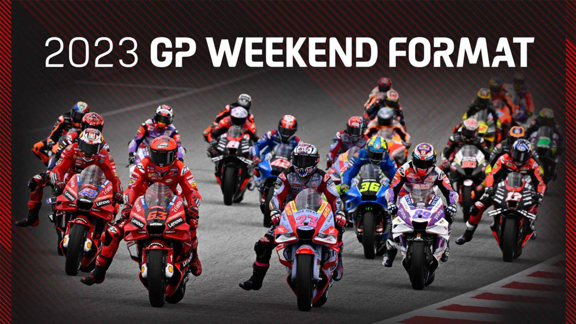 Le MotoGP publie le format du week-end 2023 et le calendrier des ...