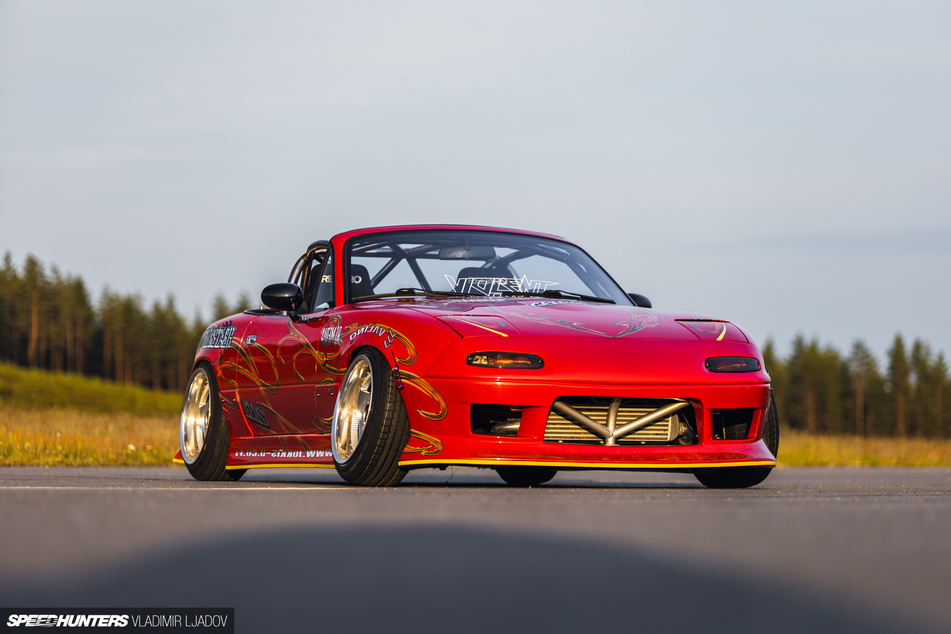 Une MX-5 de drift de base venue de Finlande - Wash Wash