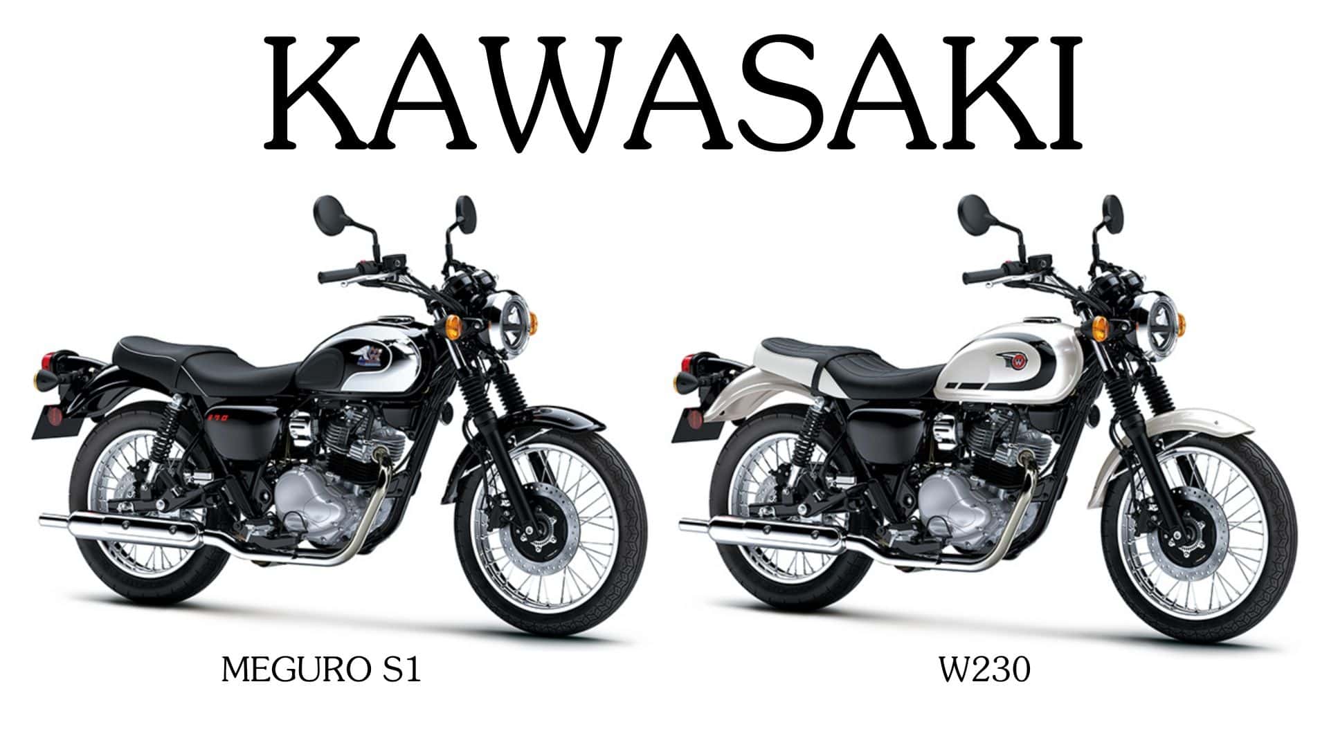Découvrez les Meguro S1 et W230 de Kawasaki, ce que devraient être les ...