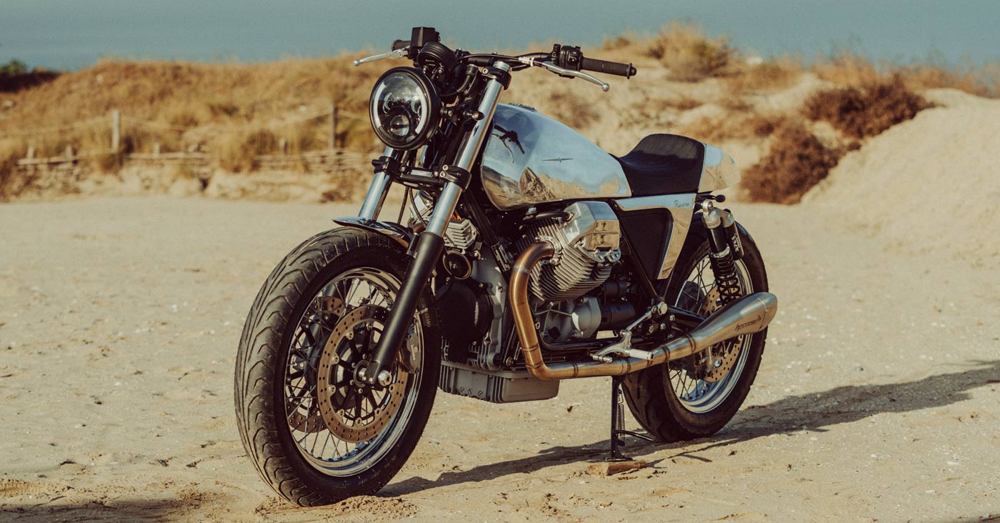 Riviera : une Moto Guzzi California personnalisée de la côte romagnole ...