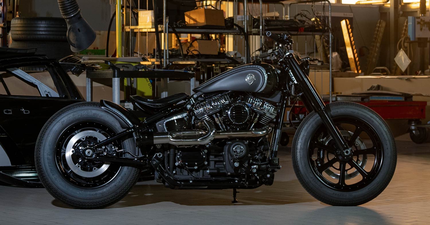 Cette somptueuse Bob de la rue Harley-Davidson est un artisanat à ...