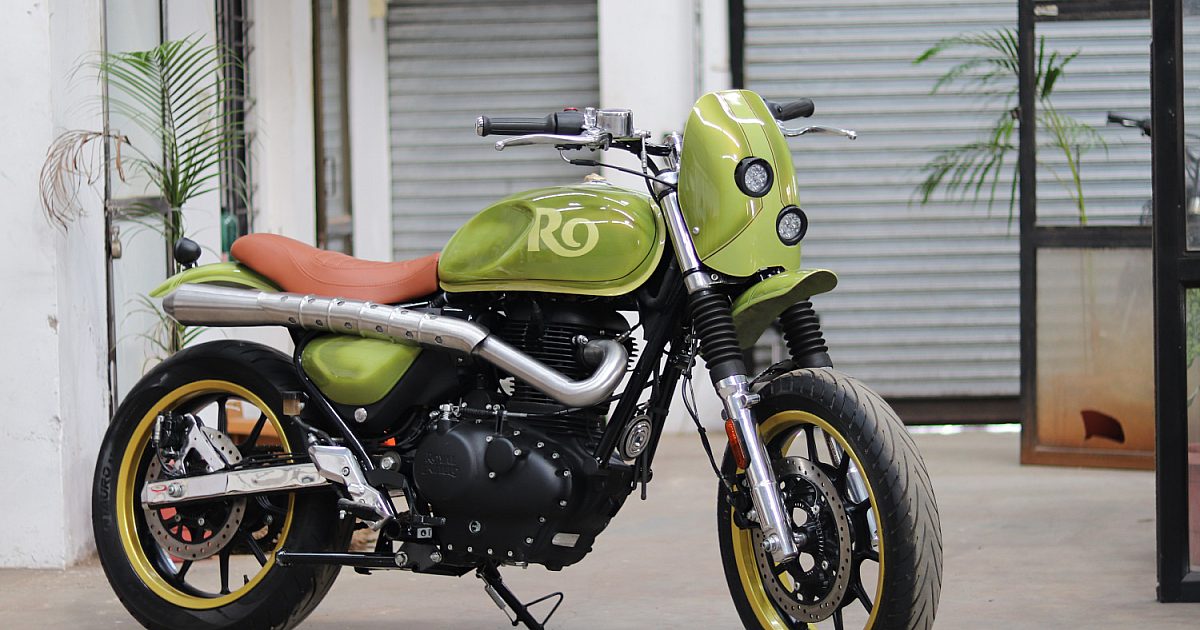 Konyak : Royal Enfield Hunter 350 de JD Custom - Wash Wash
